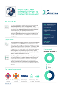 Operational and strategic support to Mine Action in Ukraine - 3iS